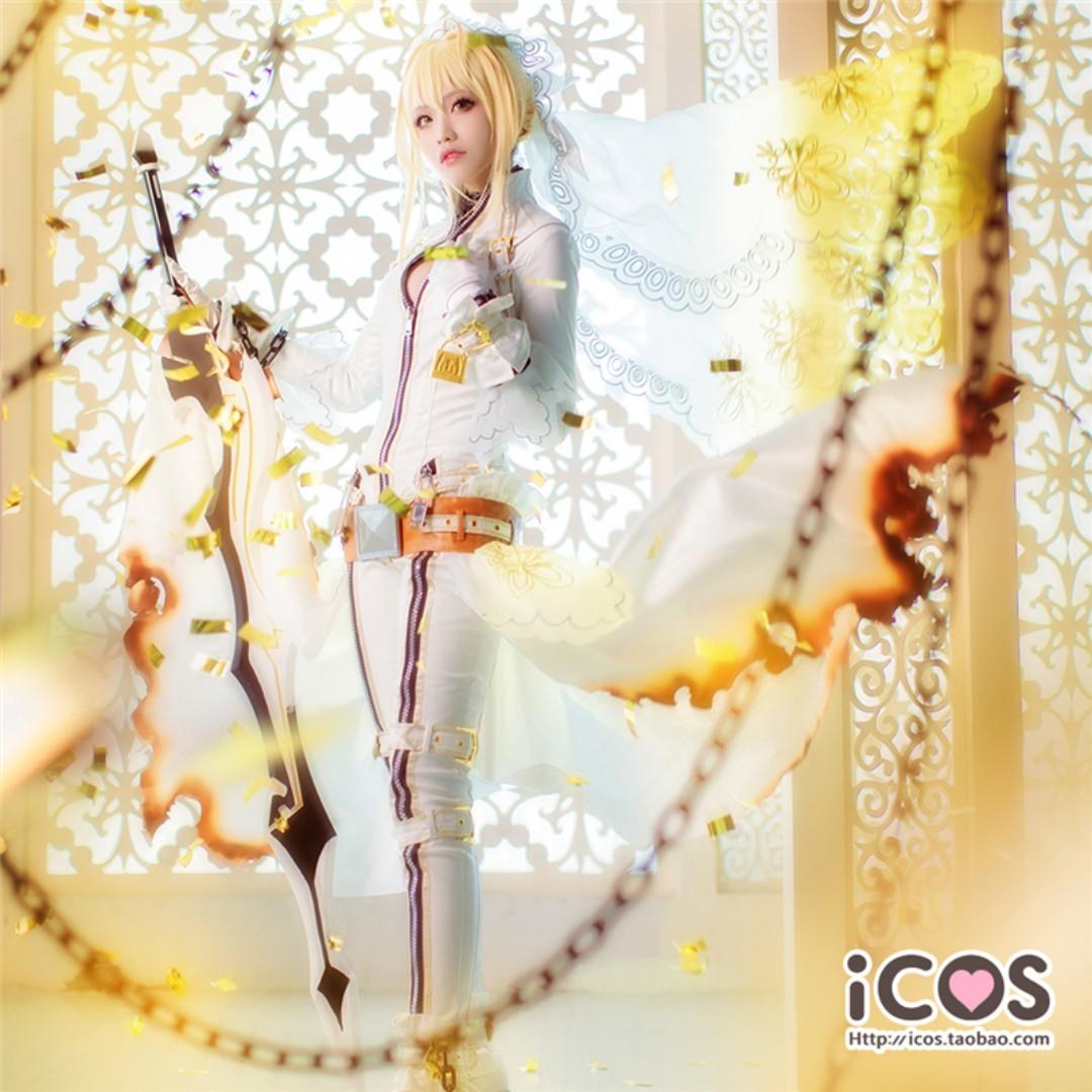 Saber Nero (Bride) Cosplay, Hobbies & Toys, Memorabilia & Collectibles ...