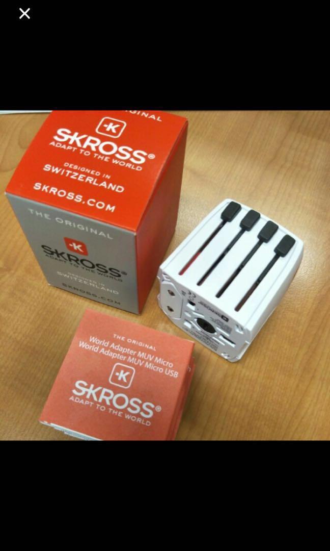 SKROSS Travel Adaptor, Computers & Tech, Parts & Accessories, Cables & Adaptors on Carousell