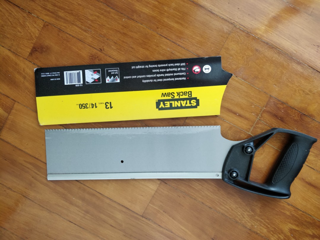 Stanley Back Saw, Hobbies & Toys, Stationery & Craft, Craft Supplies ...