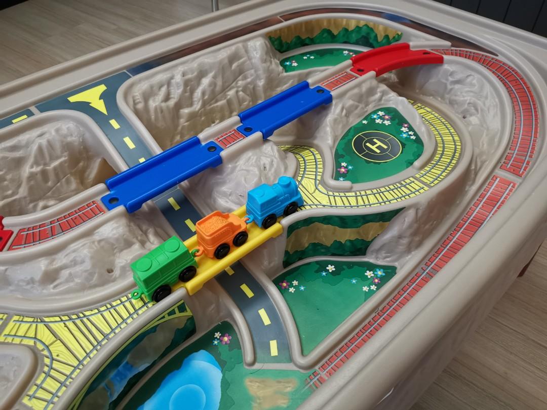 Step2 Deluxe Canyon Road Train & Track Table Playset, Hobbies & Toys ...