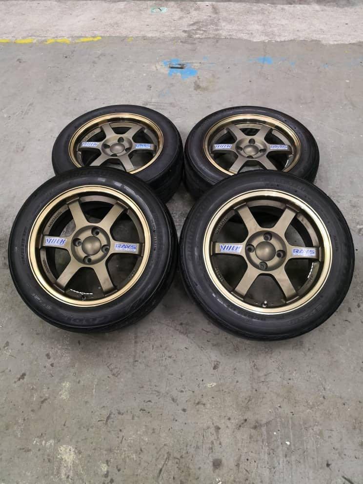 te37 thailand 15 inch sports rim myvi tyre 70%, Auto Accessories on ...