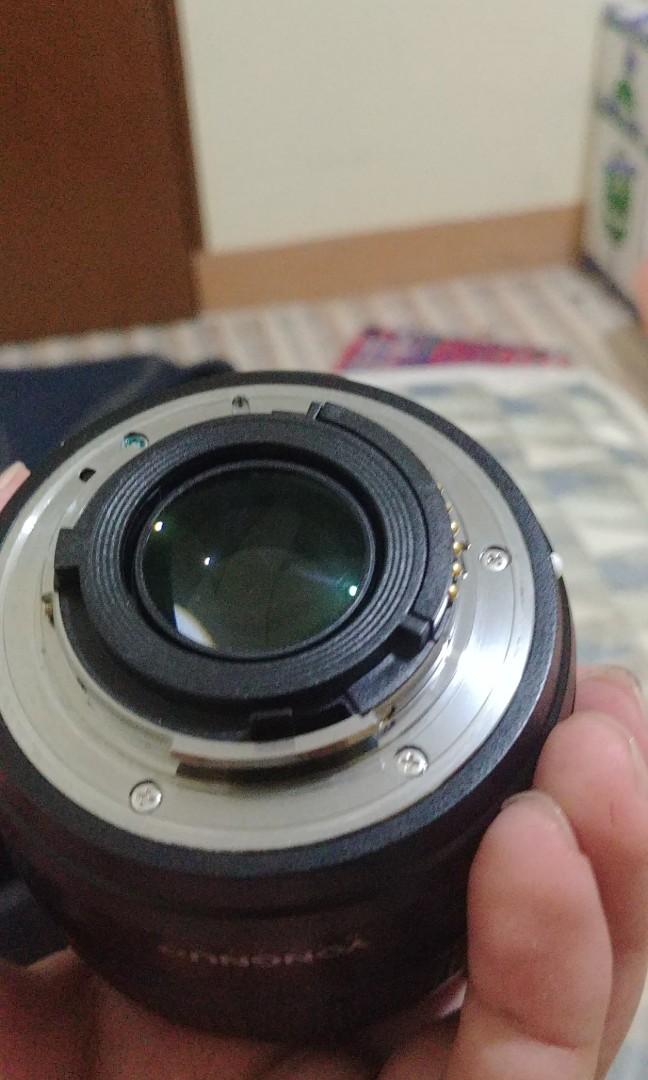 Yongnuo 50mm nikon with complete caps, Photography, Lens & Kits on ...
