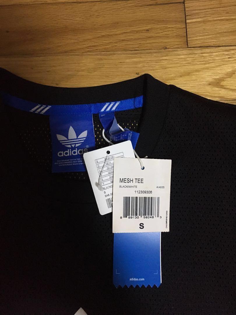 Adidas Mesh T-Shirt, Men's Fashion, Tops & Sets, Tshirts & Polo Shirts ...