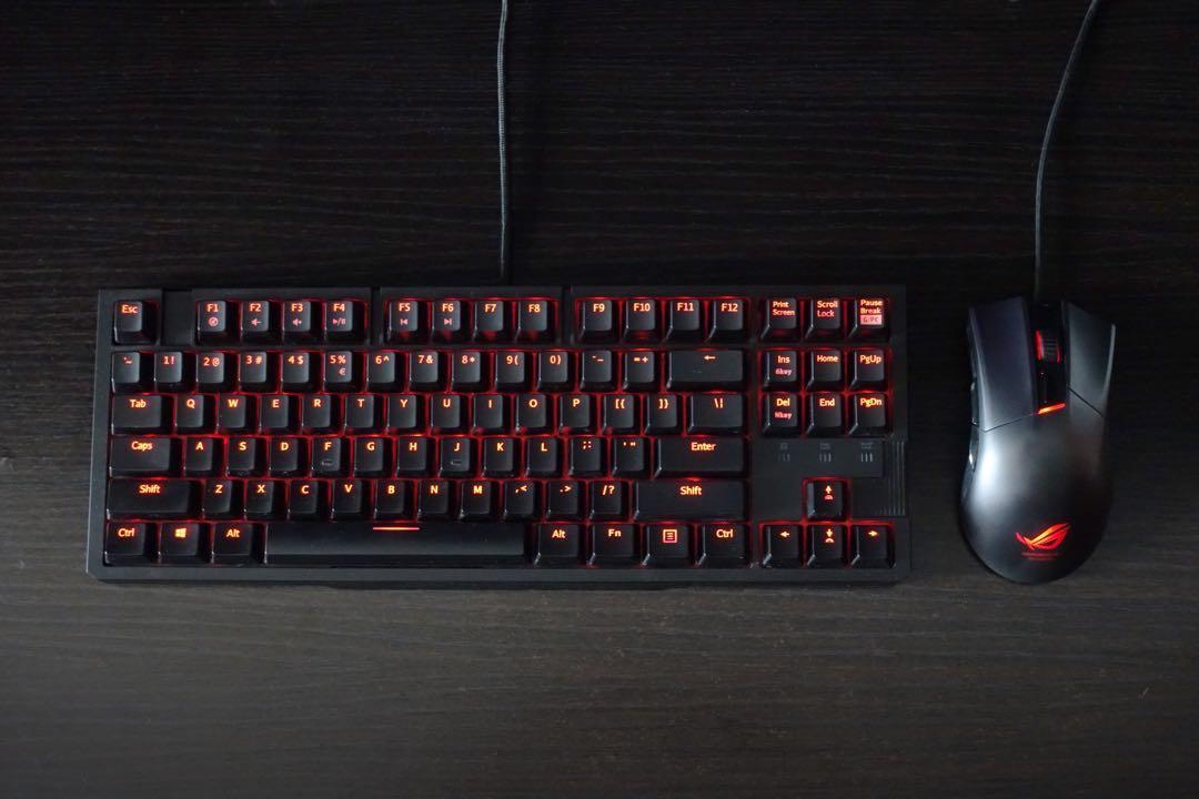 Asus Gladius Gaming Mouse & M801 Mechanical Keyboard, Computers & Tech ...