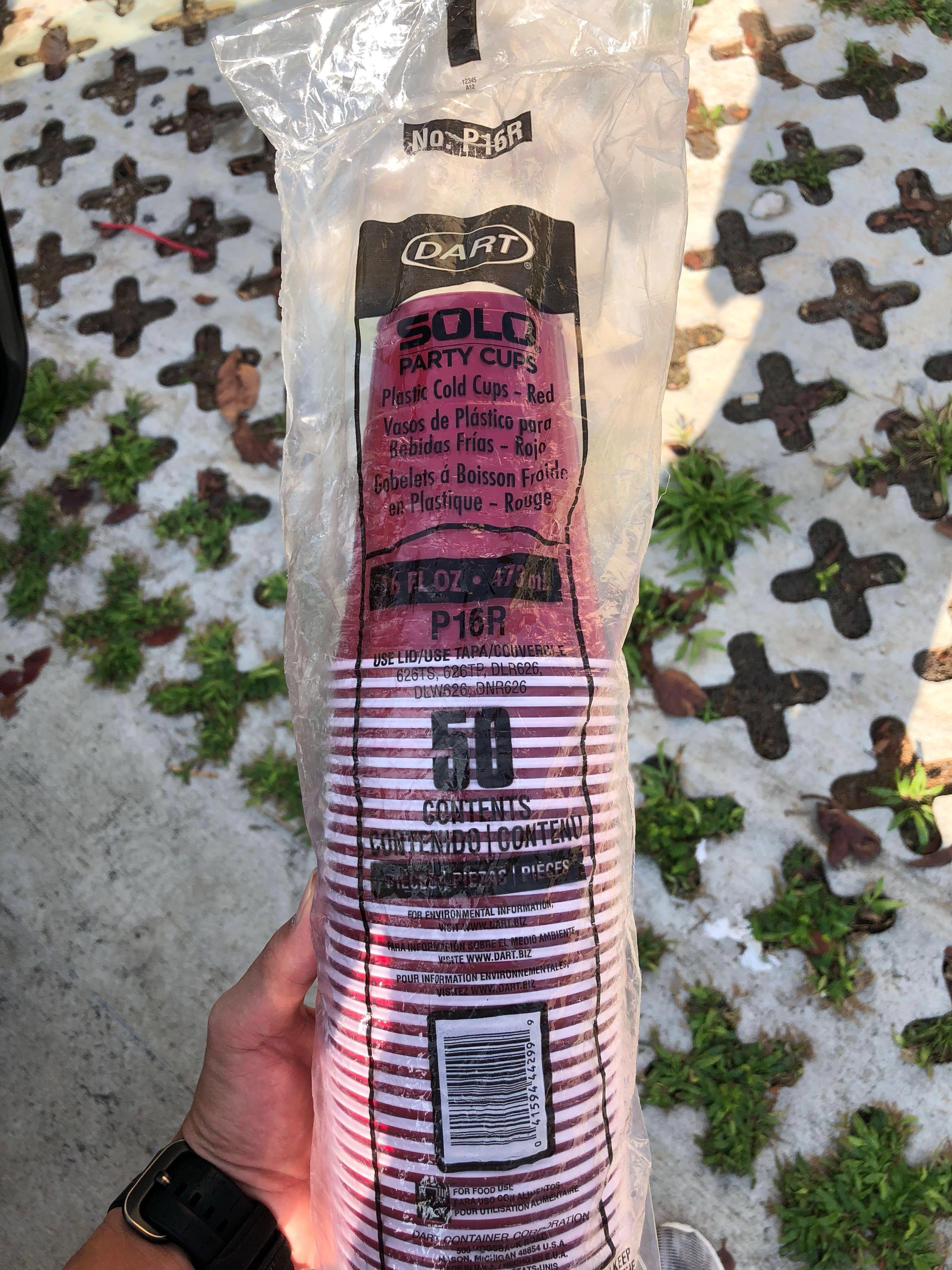 Beer Pong Red Solo Cups (16oz), TV & Home Appliances, Kitchen ...