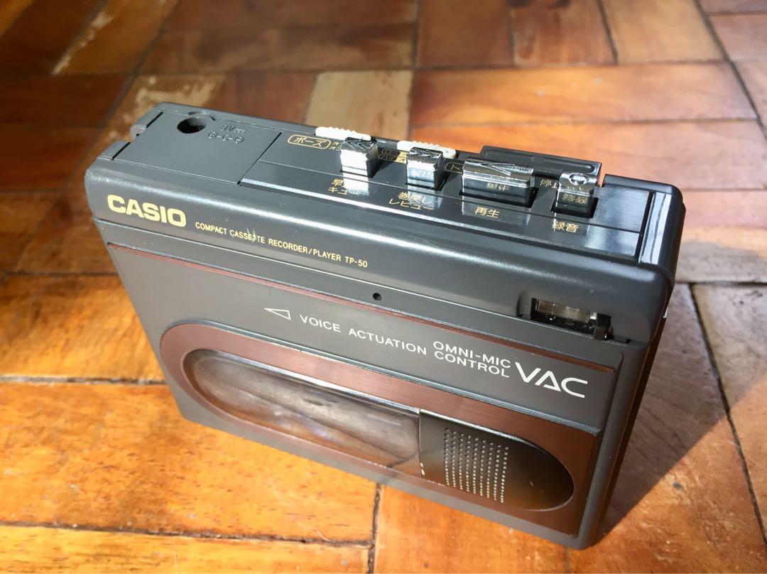 Casio Compact Cassete Recorder and Player, Audio, Portable Music ...