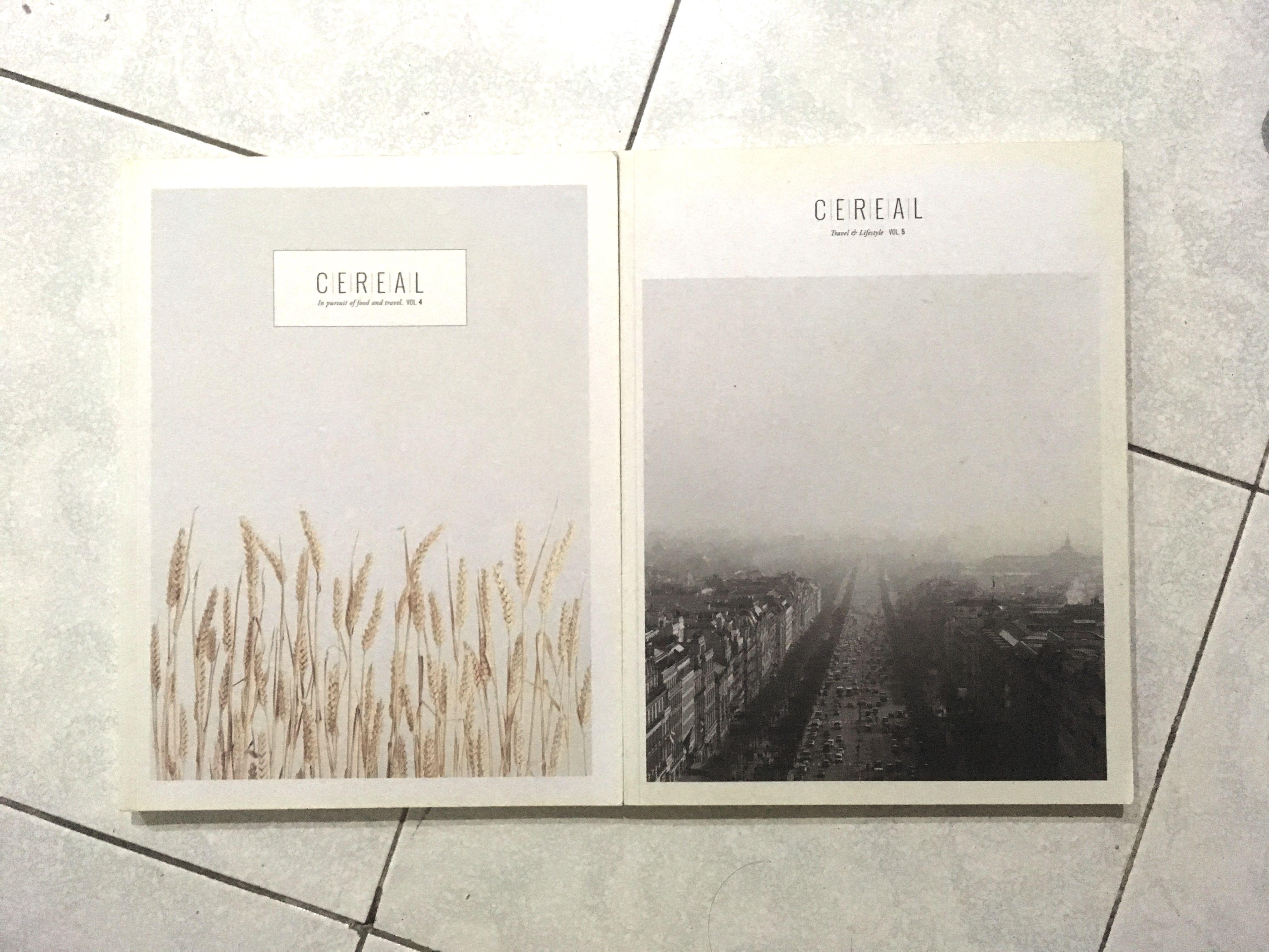 Cereal magazine Vol.4 and Vol.5, Hobbies & Toys, Books & Magazines ...