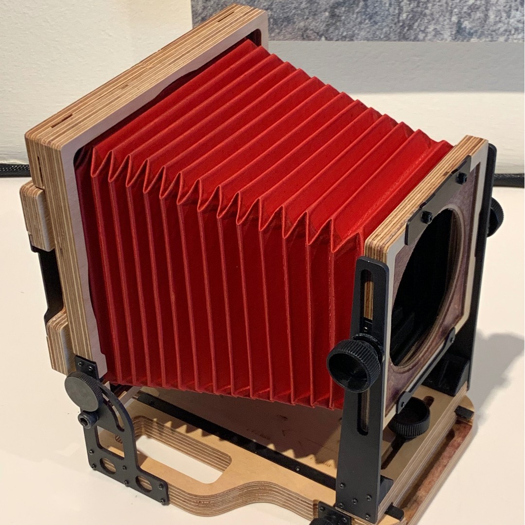 Intrepid 4x5 mkII large format camera with Nikkor-W 150mm f5.6 lens ...