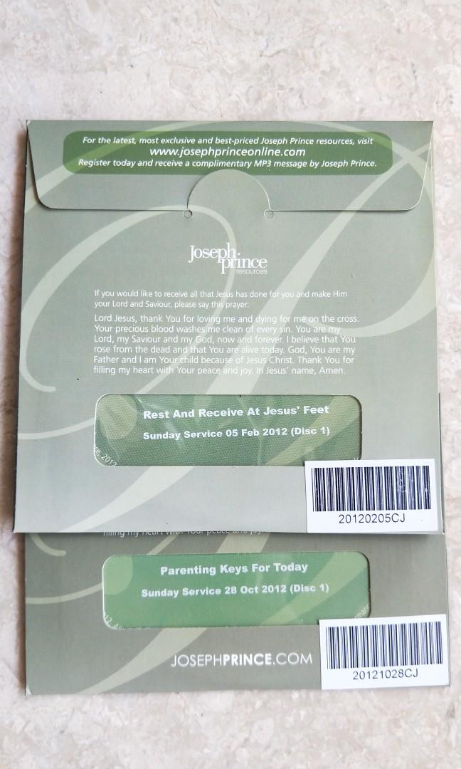 Joseph Prince DVD and sermon CDs (To bless), Hobbies & Toys, Music ...