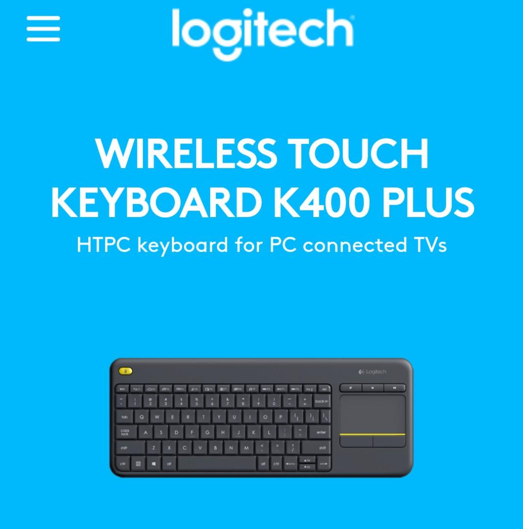 K400 Wireless Keyboard, Computers & Tech, Parts & Accessories, Computer ...