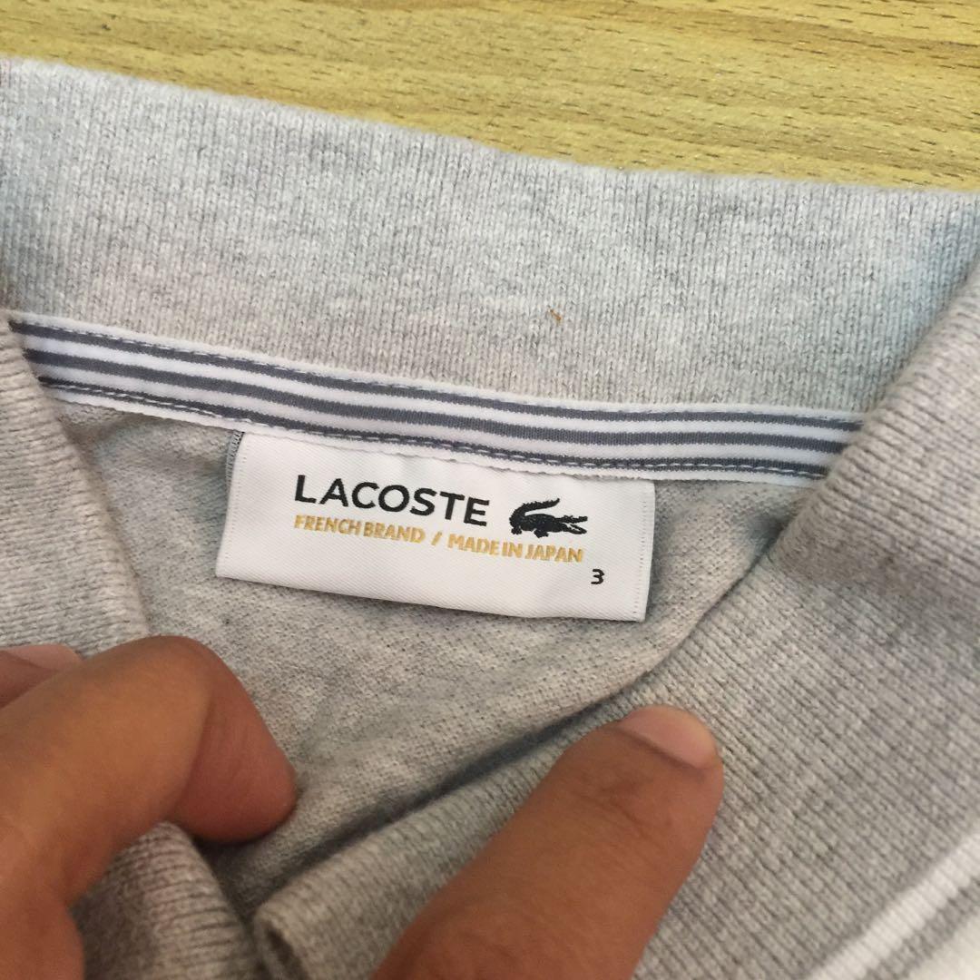 Lacoste Polo Shirt made in Japan, Men's Fashion, Tops & Sets, Tshirts ...