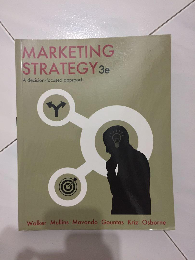 Marketing Strategy 3e textbook, Hobbies & Toys, Books & Magazines ...