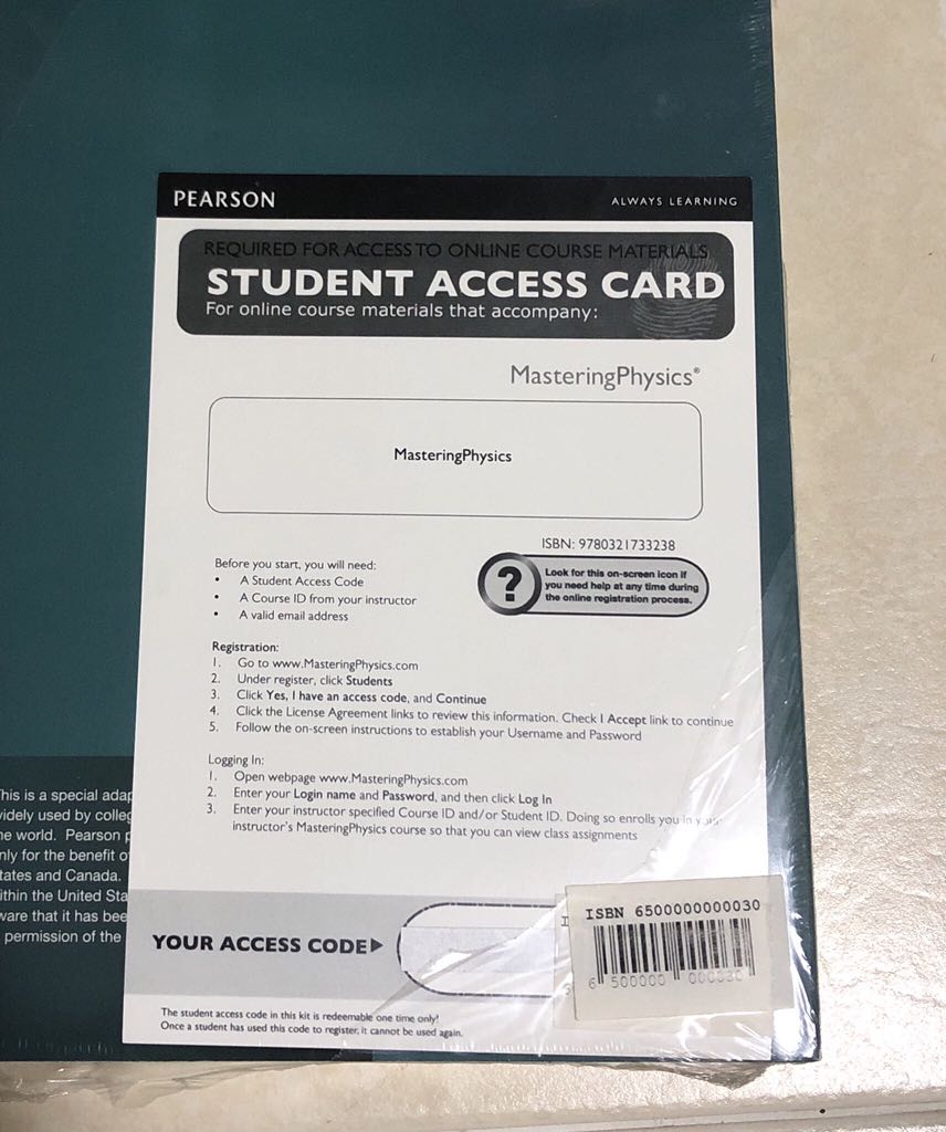 Mastering Physics Access Code, Hobbies & Toys, Books & Magazines ...