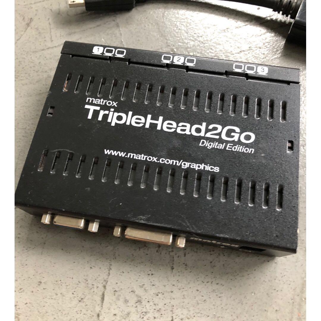 Matrox TripleHead2Go Digital Edition - FREE CABLES, TV & Home ...