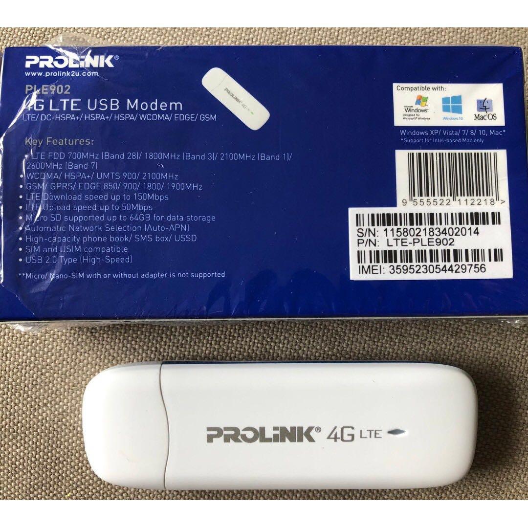 Prolink 4G LTE (PLE902) USB dongle , Mobile Phones & Gadgets, Tablets ...