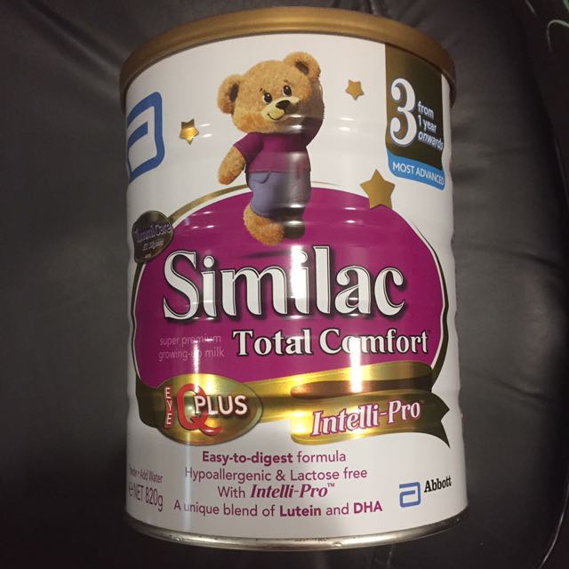 Similac Total Comfort 3 Formula Milk 820g, Babies & Kids, Nursing ...