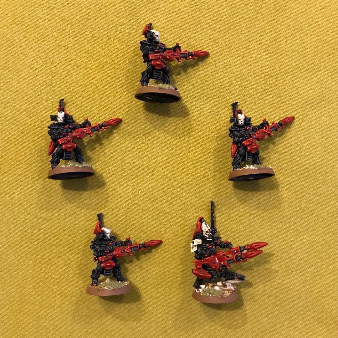 Warhammer 40K Eldar Dark Reapers Squad Painted Models, Hobbies & Toys ...