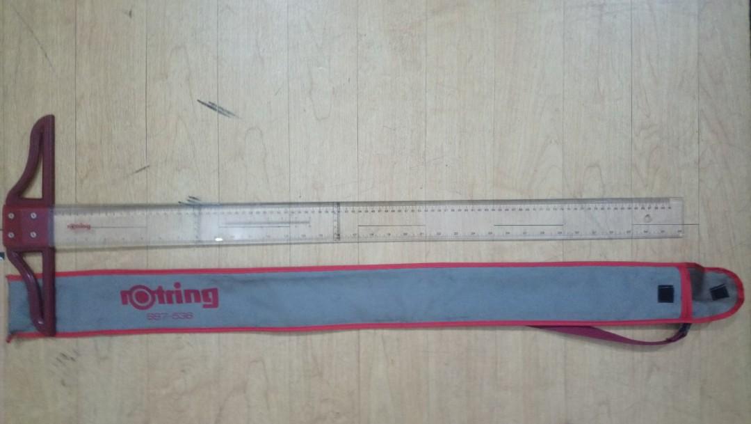 Architecture T square and rulers colored markers sketch pads, Hobbies ...