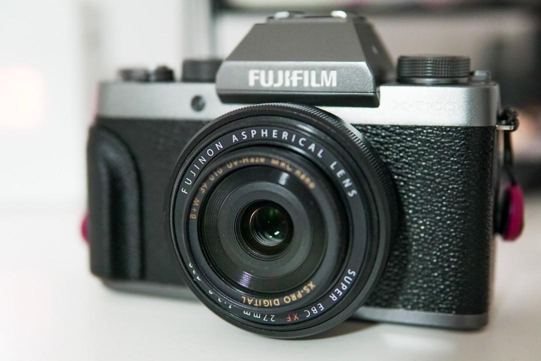 Fujifilm XT100 with kit lens 14-45mm, Photography, Cameras on Carousell