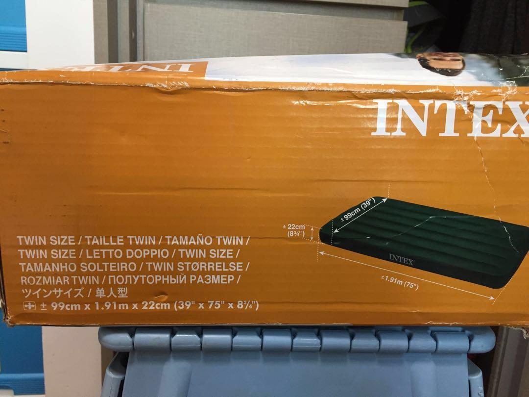 Intex airbed, Furniture & Home Living, Furniture, Bed Frames & Mattresses on Carousell