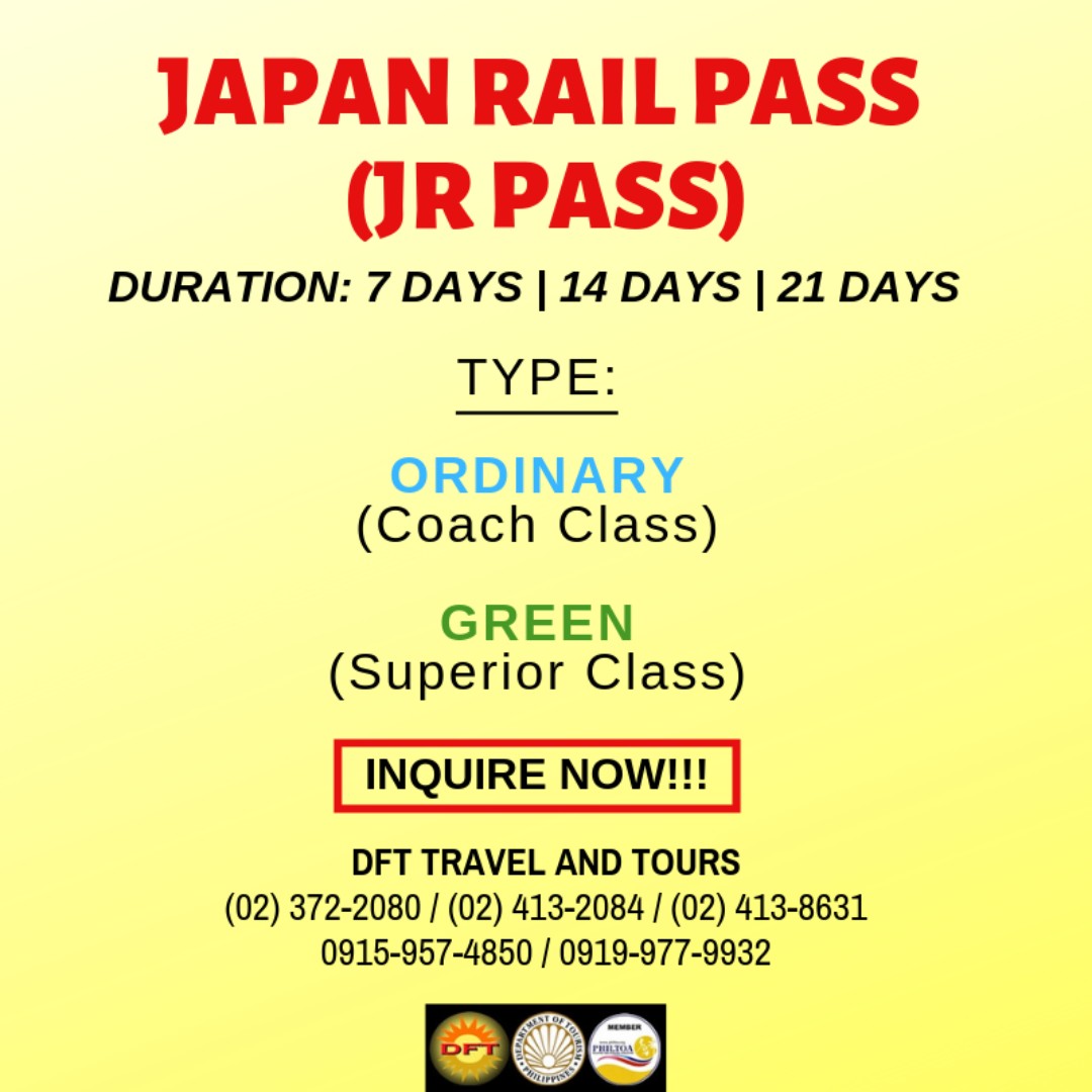 Japan Rail Pass (JR Pass), Tickets & Vouchers, Store Credits on Carousell