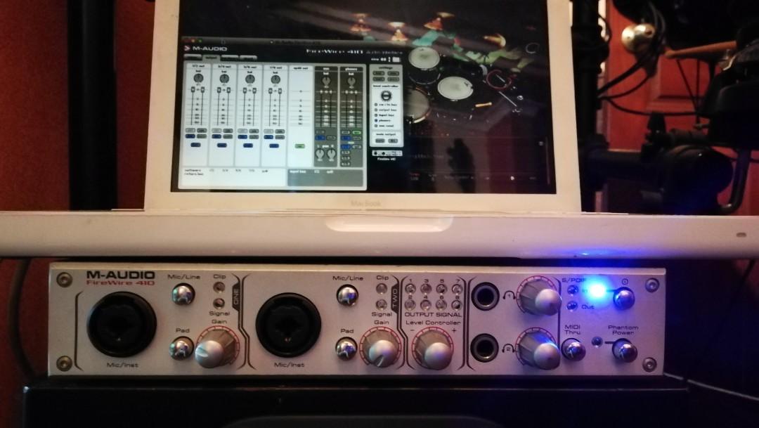 Mobile Recording Interface - M-Audio FireWire 410, Hobbies & Toys ...