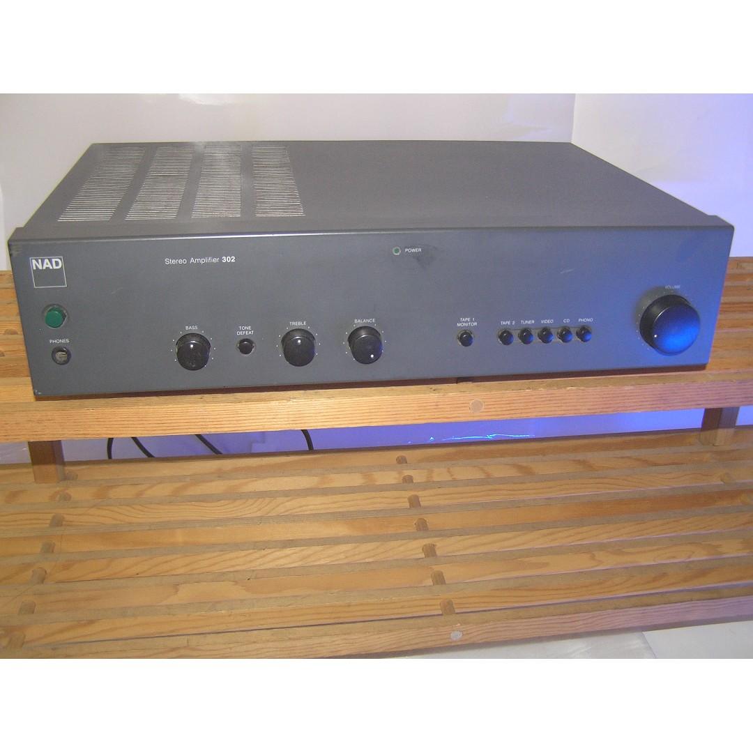 NAD 302 Integrated Stereo Amplifier, Audio, Soundbars, Speakers ...