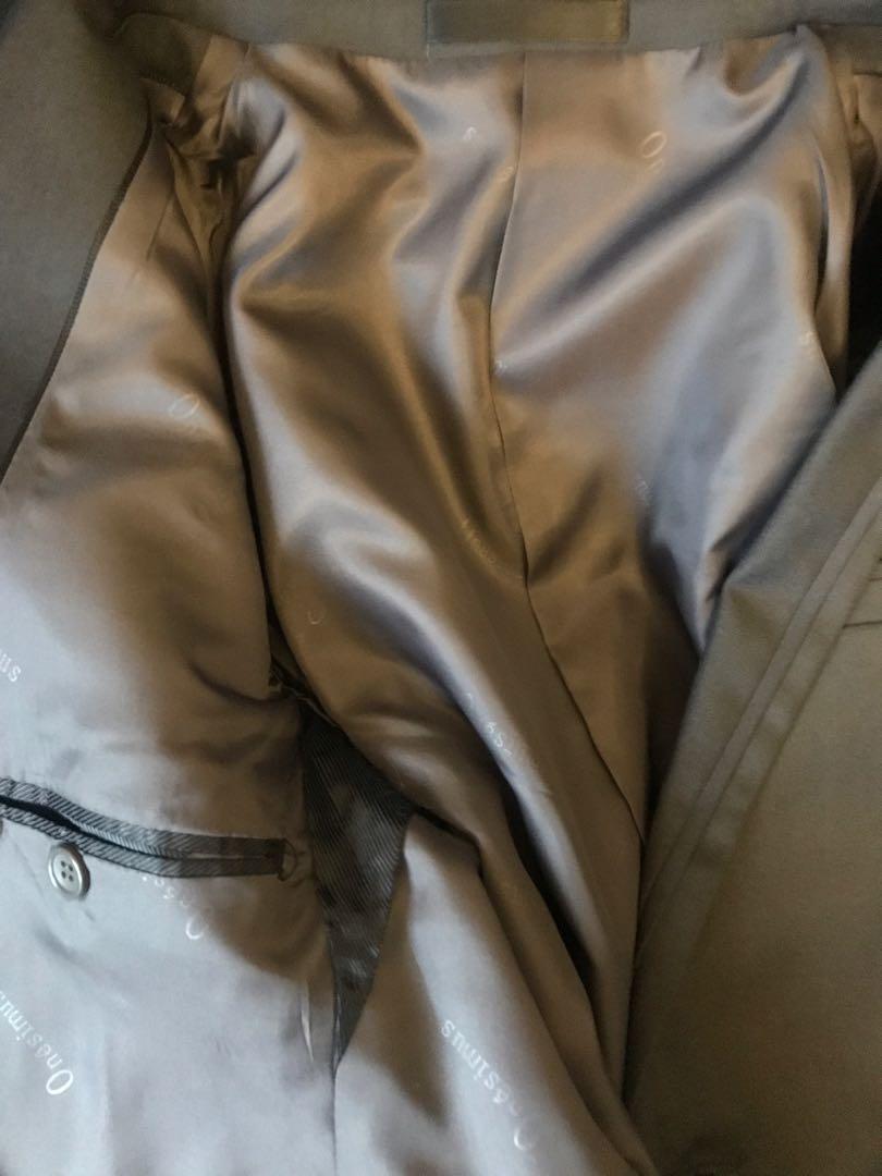 Onesimus Gray Suit, Men's Fashion, Bottoms, Sleep and Loungewear on ...