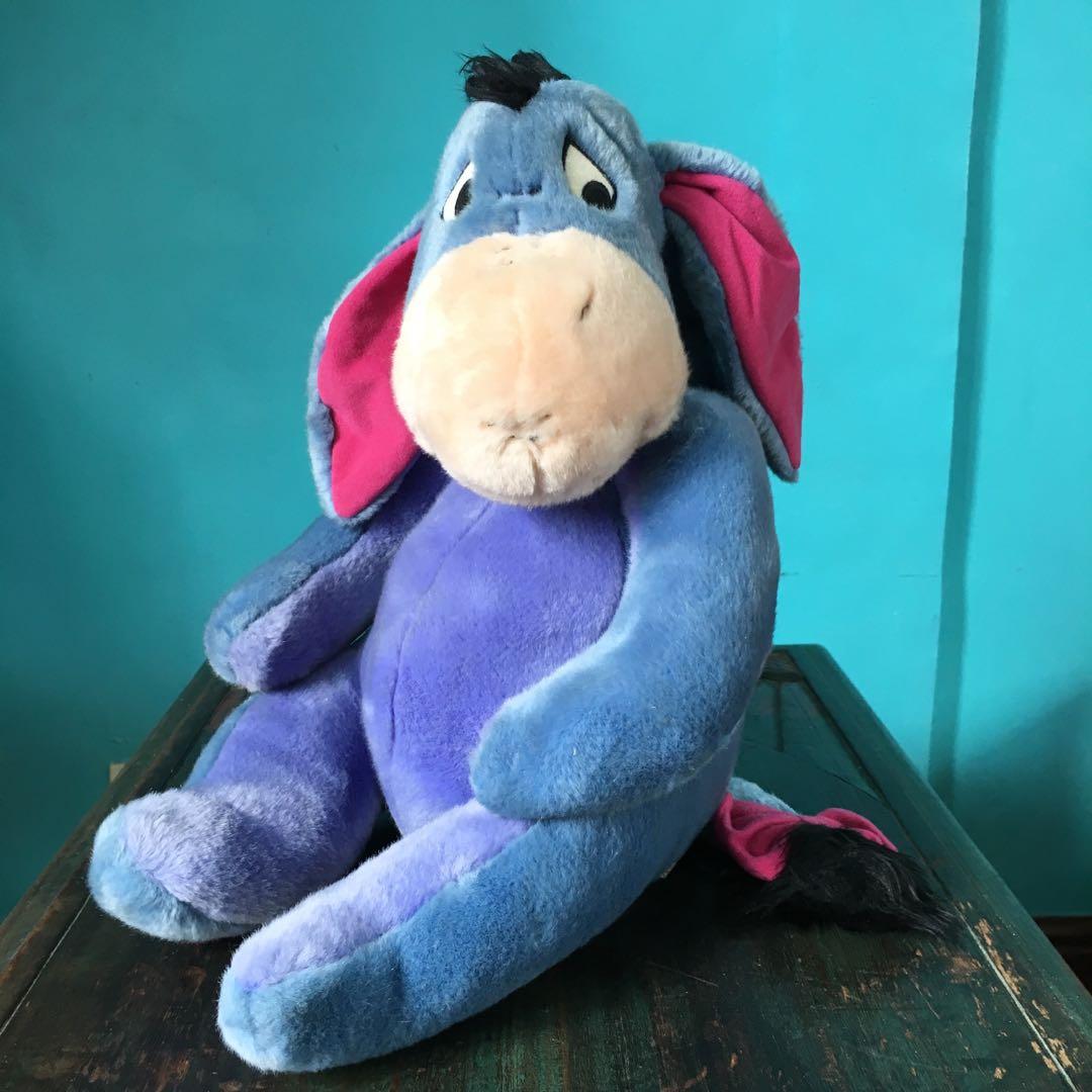 Original Disney Eeyore Stuffed Toy, Hobbies & Toys, Toys & Games on ...