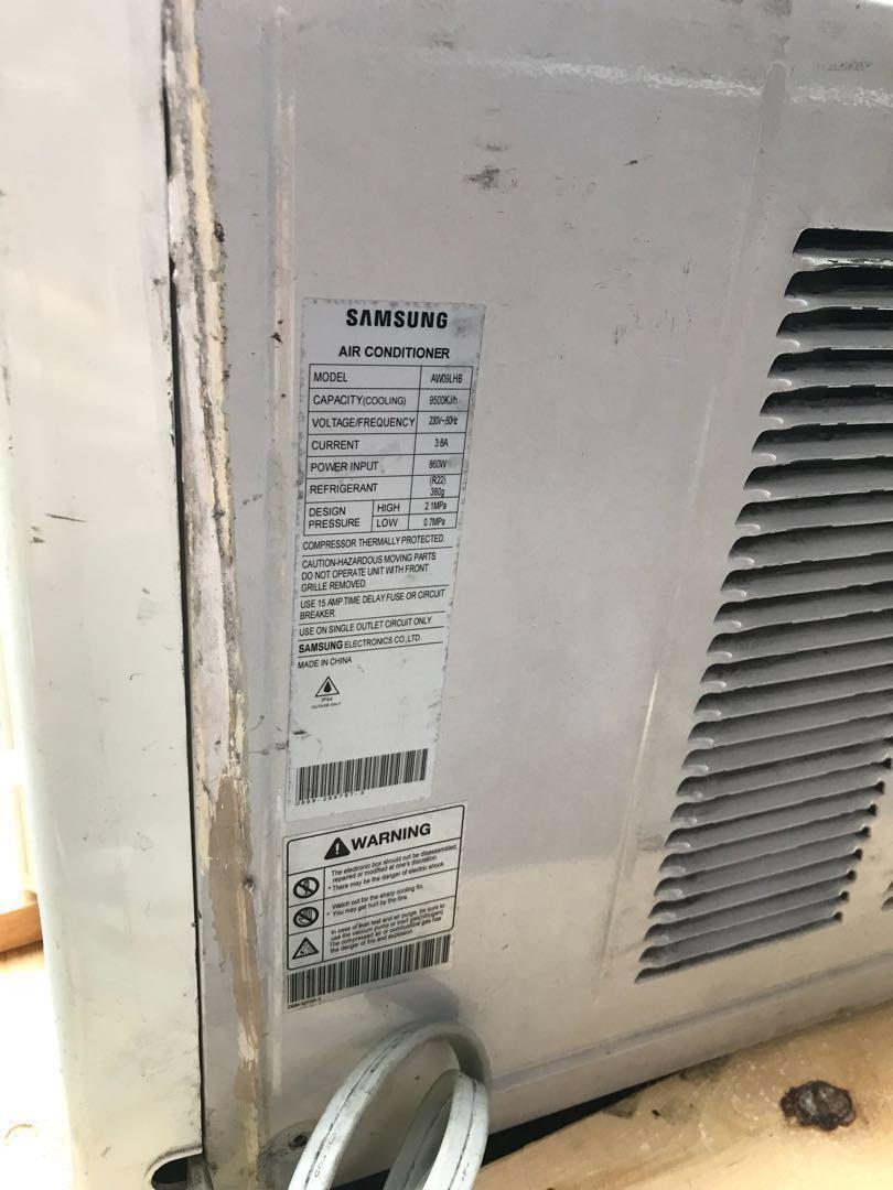 Samsung Window Type ACU, TV & Home Appliances, TV & Entertainment, TV ...