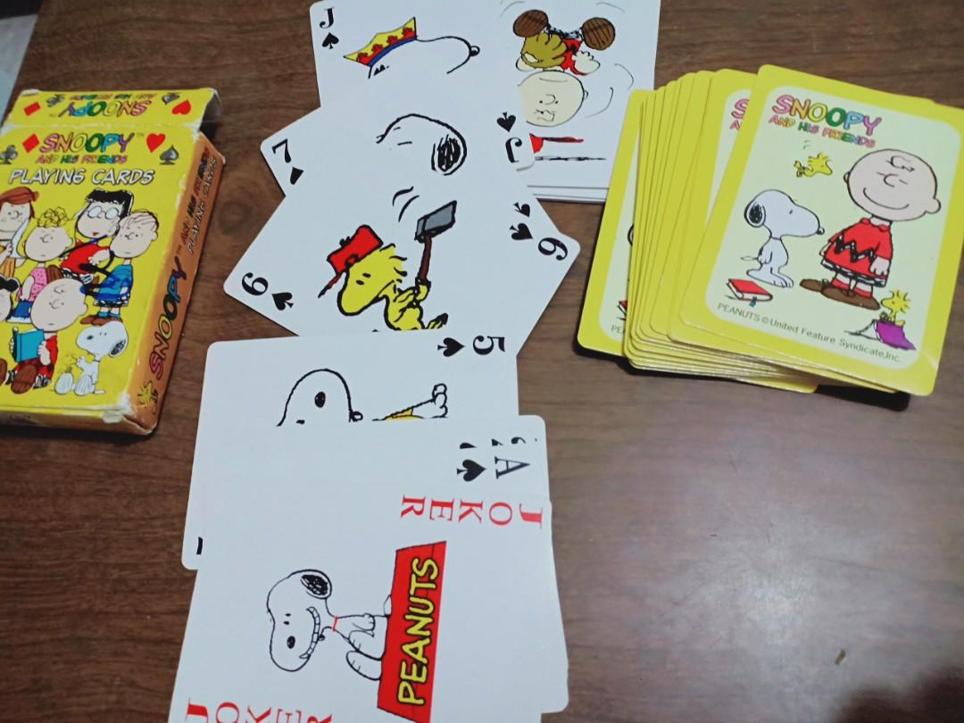 Snoopy And His Friends Limited Edition Playing Cards, Hobbies & Toys ...