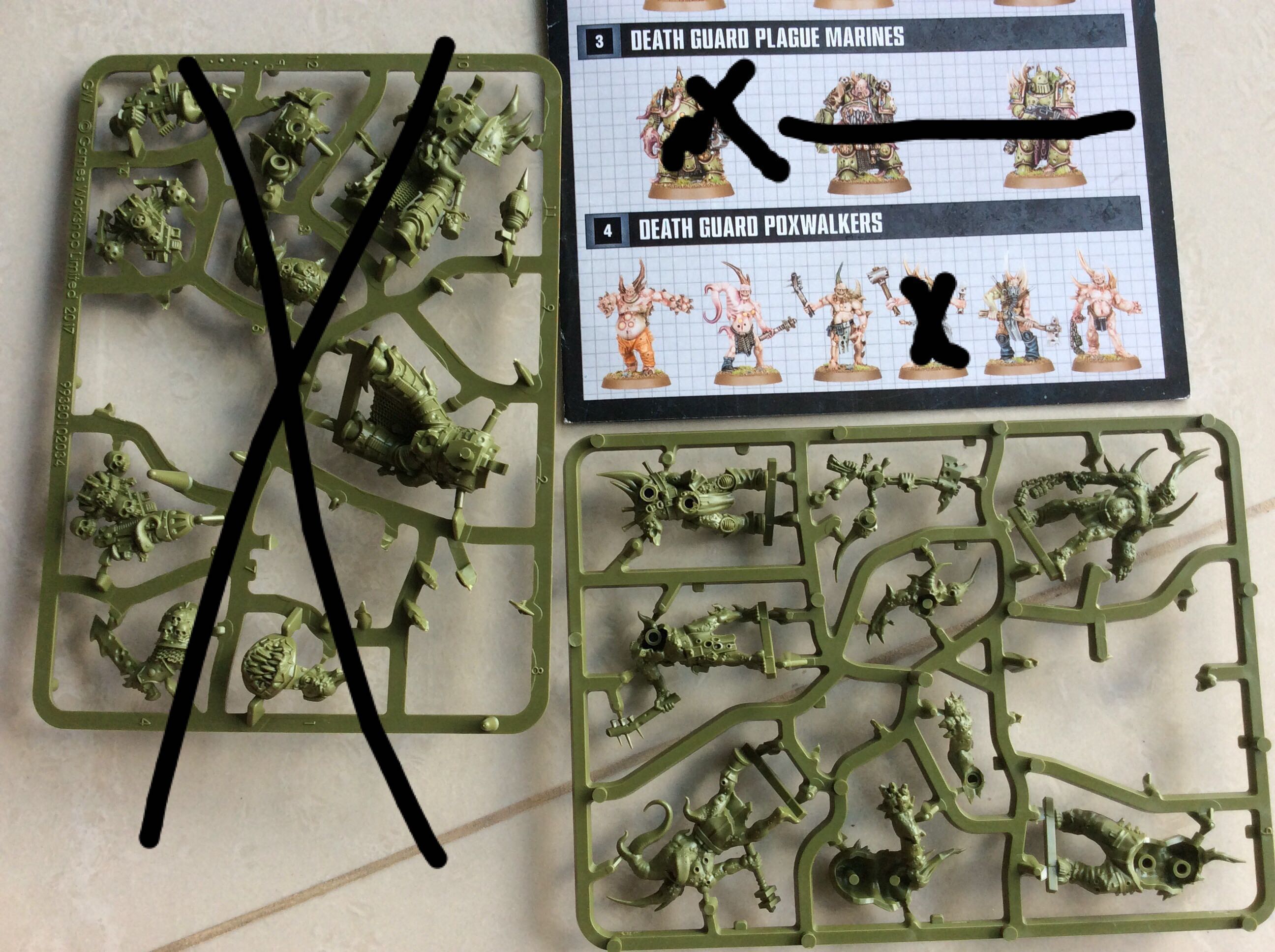 Warhammer Poxwalker Plague Marine Death Guard, Hobbies & Toys, Toys ...