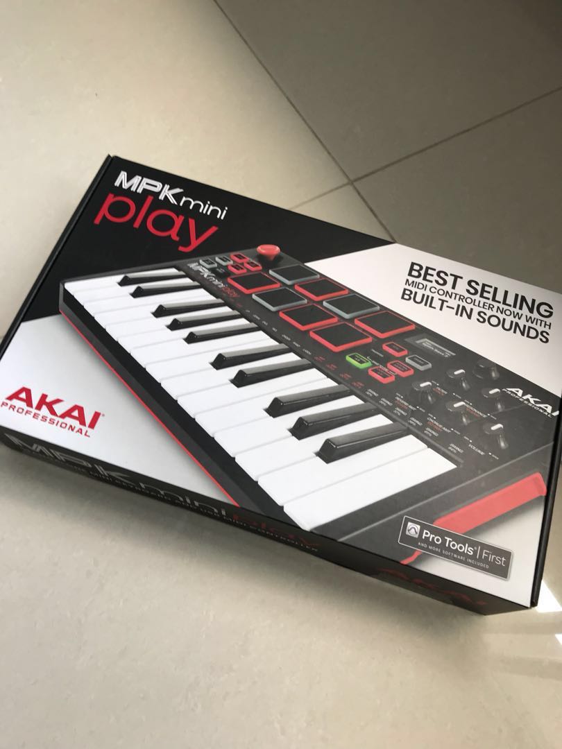 Akai MPK mini play midi keyboard controller , Hobbies & Toys, Music ...