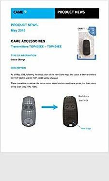 CAME Gate Remote Control, Furniture & Home Living, Cleaning & Homecare ...