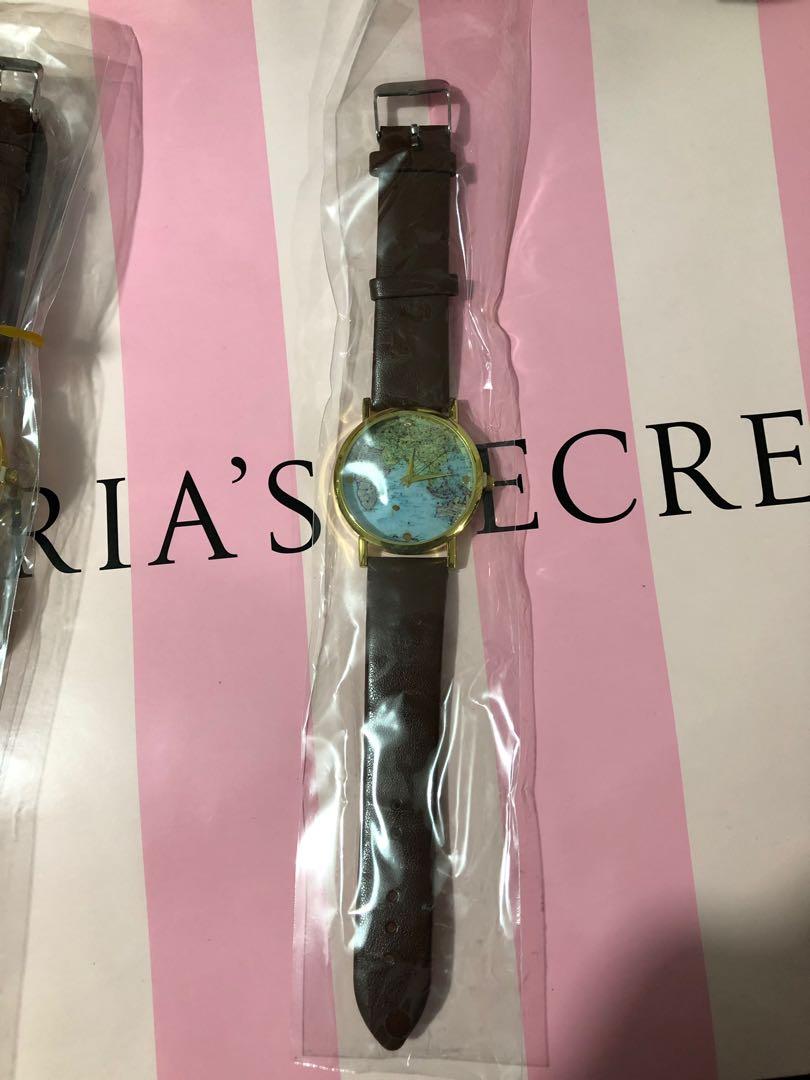 Claire’s World-Map-Face Watch, Women's Fashion, Watches & Accessories ...