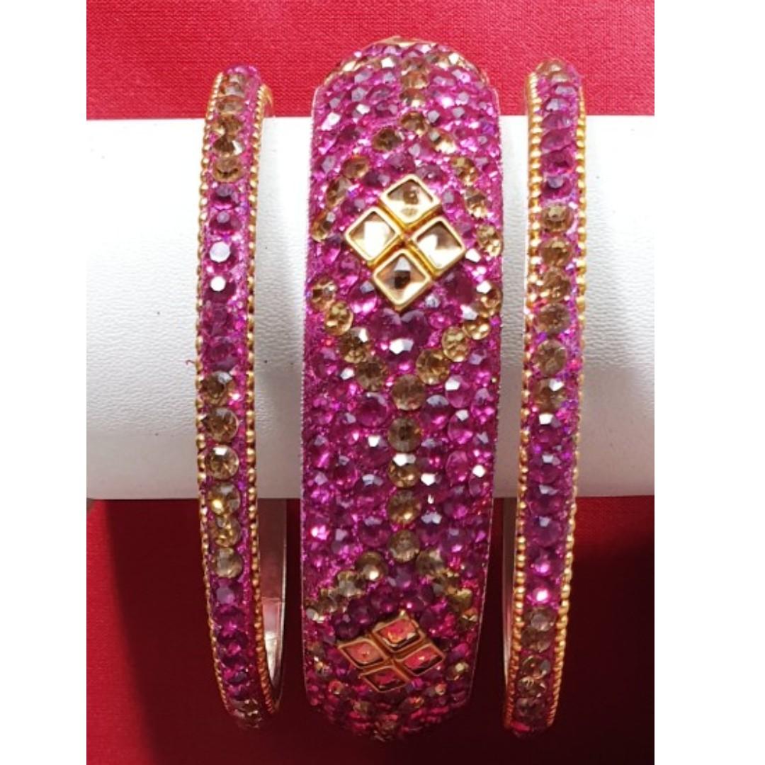 Exclusive Indian Bangle\Bangles Velvet Set 280-26, Women's Fashion ...
