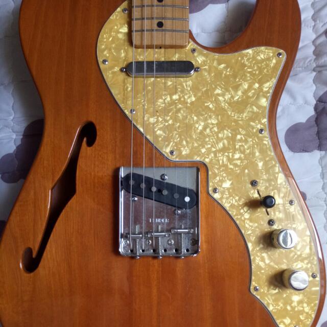 Fender Classic 69 Telecaster Thinline, Hobbies & Toys, Music & Media ...