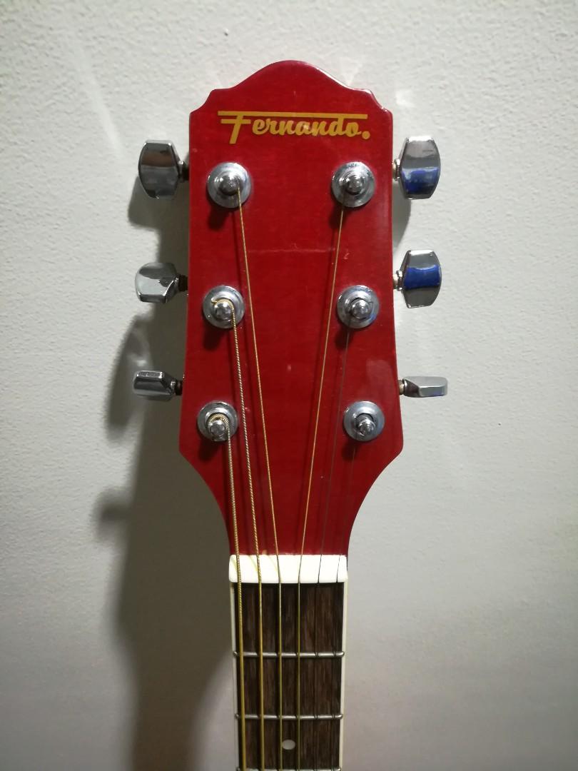 Fernando Acoustic Guitar: Model WSCE - F001 TRDS, Hobbies & Toys, Music ...