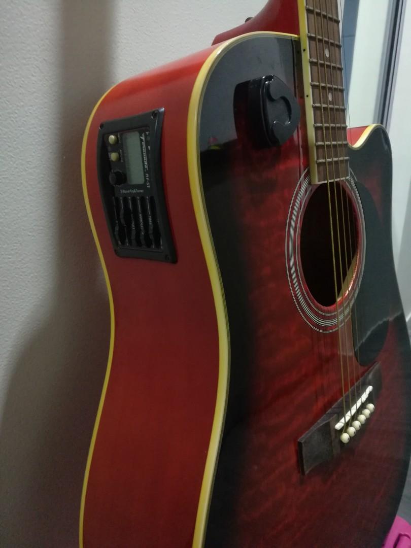 Fernando Acoustic Guitar: Model WSCE - F001 TRDS, Hobbies & Toys, Music ...