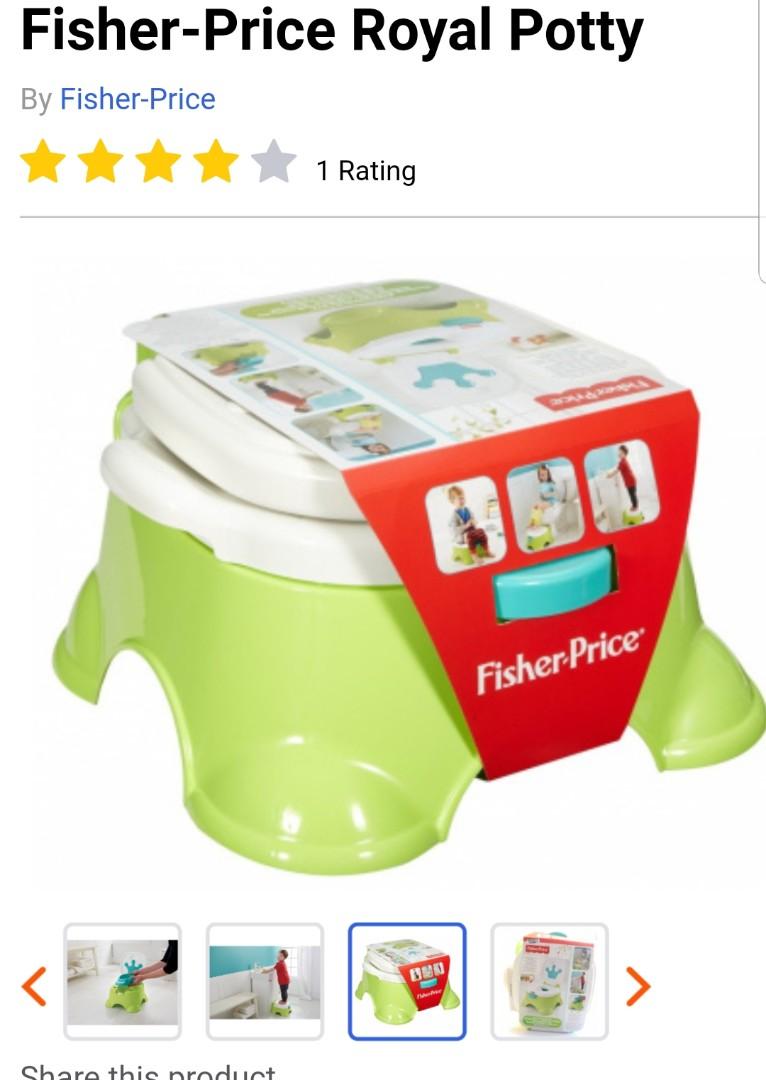 Fisher Price Royal Potty & Stool, Babies & Kids, Infant Playtime on ...