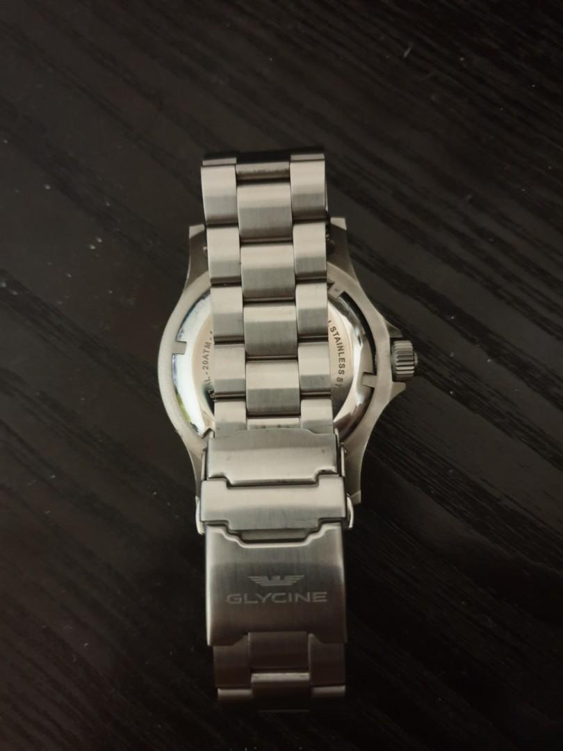 Glycine Combat Automatic Watch, GL 224, Black, 39 Mm,