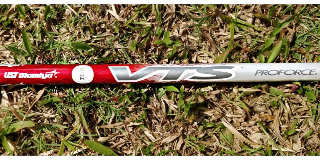 Golf Hybrid Shaft 38" - UST Mamiya Proforce VTS Silver 75H S Flex, Sports Equipment, Sports ...