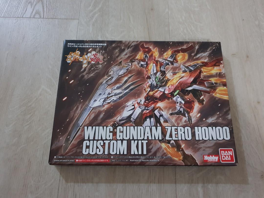 HG 1/144 Wing Gundam Zero Honoo + Wing Gundam Zero Honoo Custom Kit ...