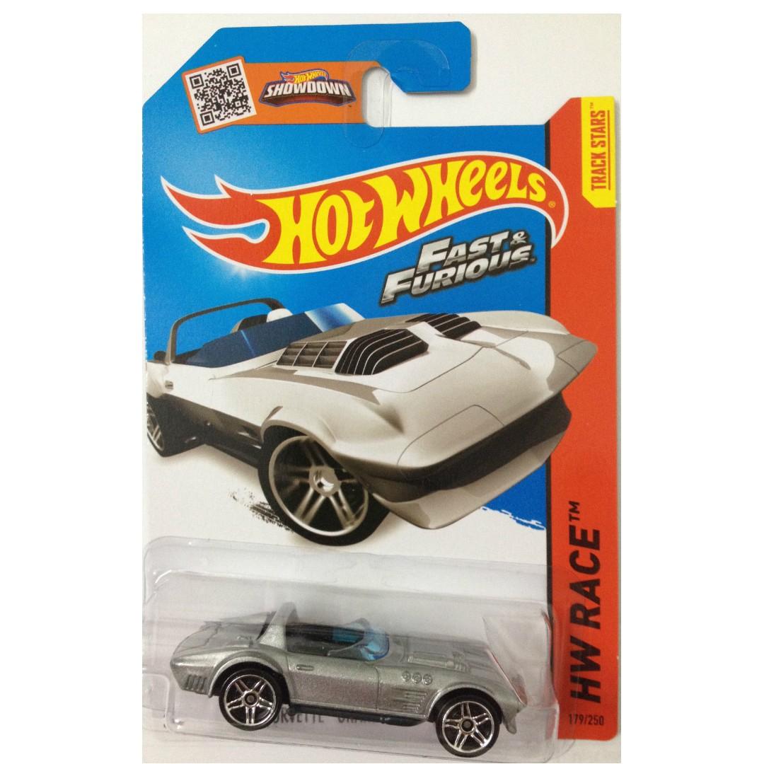Hot Wheels 2015 Corvette Grand Sport Roadster Fast & Furious Silver ...