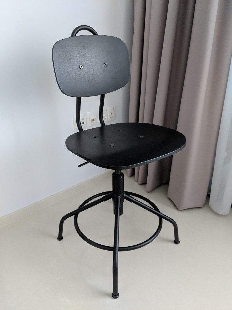 KULLABERG swivel office chair, Furniture & Home Living, Furniture ...