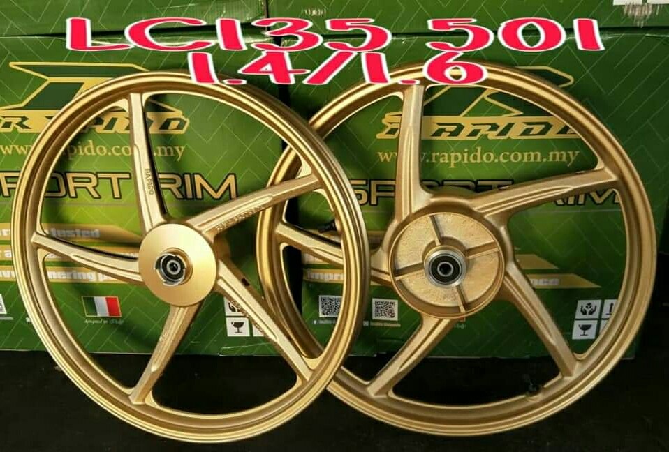 Yamaha Spark Sport Rim Lc 135 Yamaha X1r Y125z Yamaha Sniper Nova Koso ...