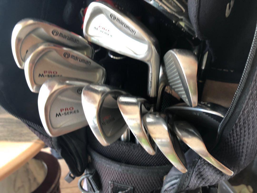 Maruman Pro M series complete iron set 3-9, P, A, SW, Sports Equipment ...