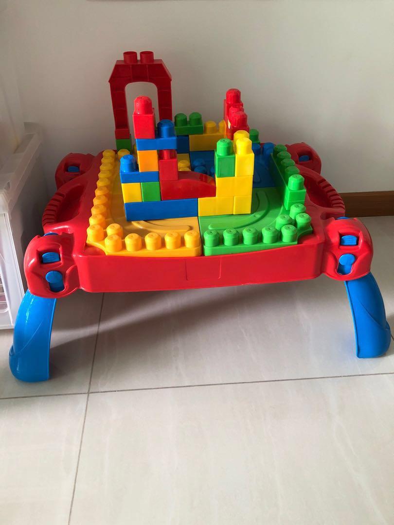 Mega bloks table, Babies & Kids, Baby Nursery & Kids Furniture, Kids ...