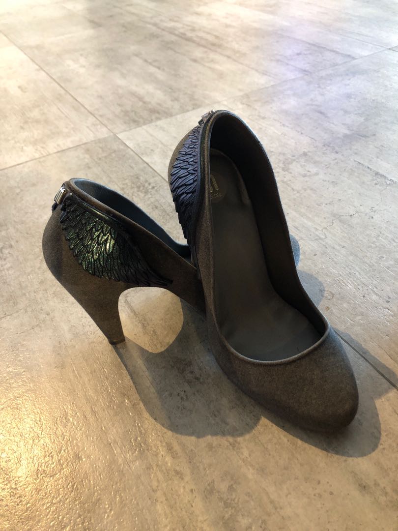 Melissa angel wings heels, Women's Fashion, Footwear, Sandals on Carousell