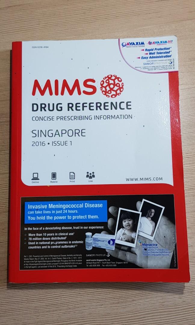 MIMS Drug Reference 2016 Issue 1, Hobbies & Toys, Books & Magazines ... MIMS Drug Reference 2016 Issue 1, Hobbies & Toys, Books & Magazines ...